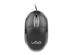 Мишка, uGo Mouse simple wired optical 1200DPI, Black