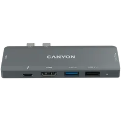 CANYON hub DS-5 7in1 Thunderbolt 3 Space Grey CNS-TDS05B
