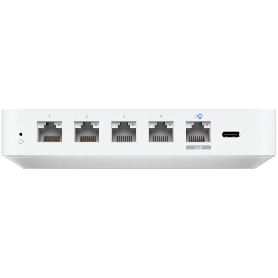 UBIQUITI Compact UniFi Cloud Gateway with a full suite of UCG-ULTRA-EU