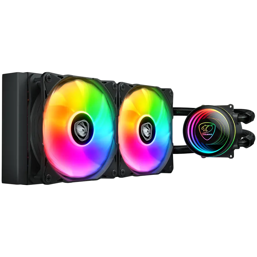 COUGAR AIO Liquid Cooling Poseidon Elite ARGB 240 CGR-PSDELRGB-B-240